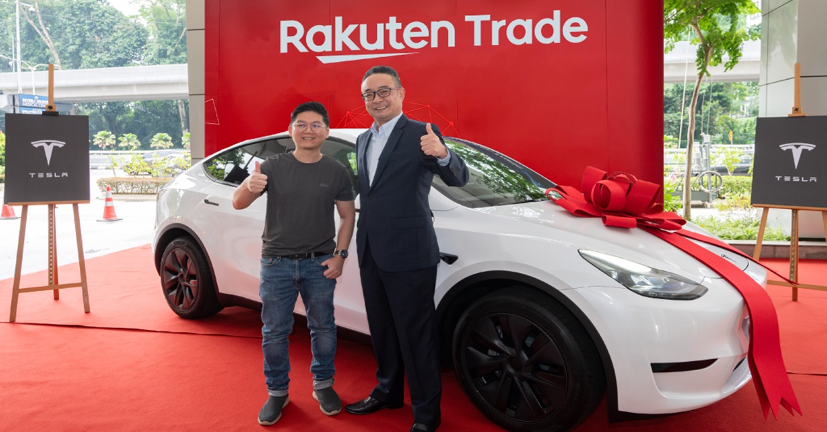 Rakuten Trade Announces Winner Of Tesla Giveaway Campaign