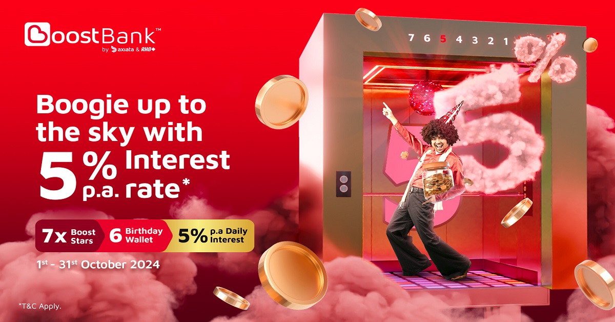 Boost Bank Celebrates Birthday With 5.0% Daily Interest Rate