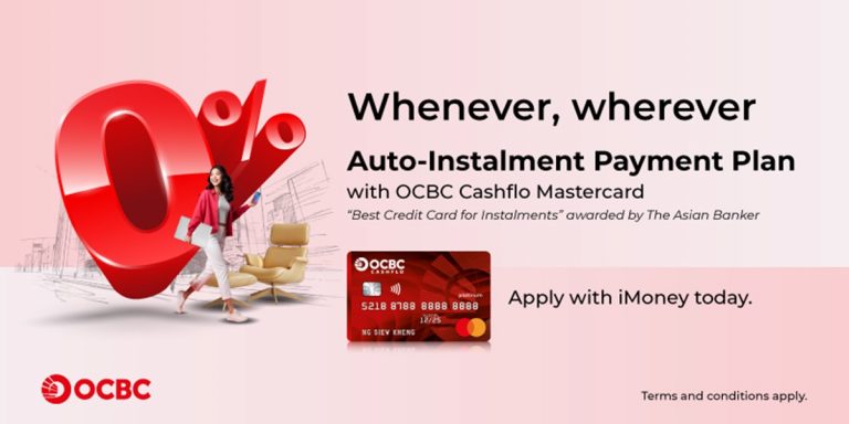 Apply For OCBC Cashflo Mastercard At iMoney With Cashback