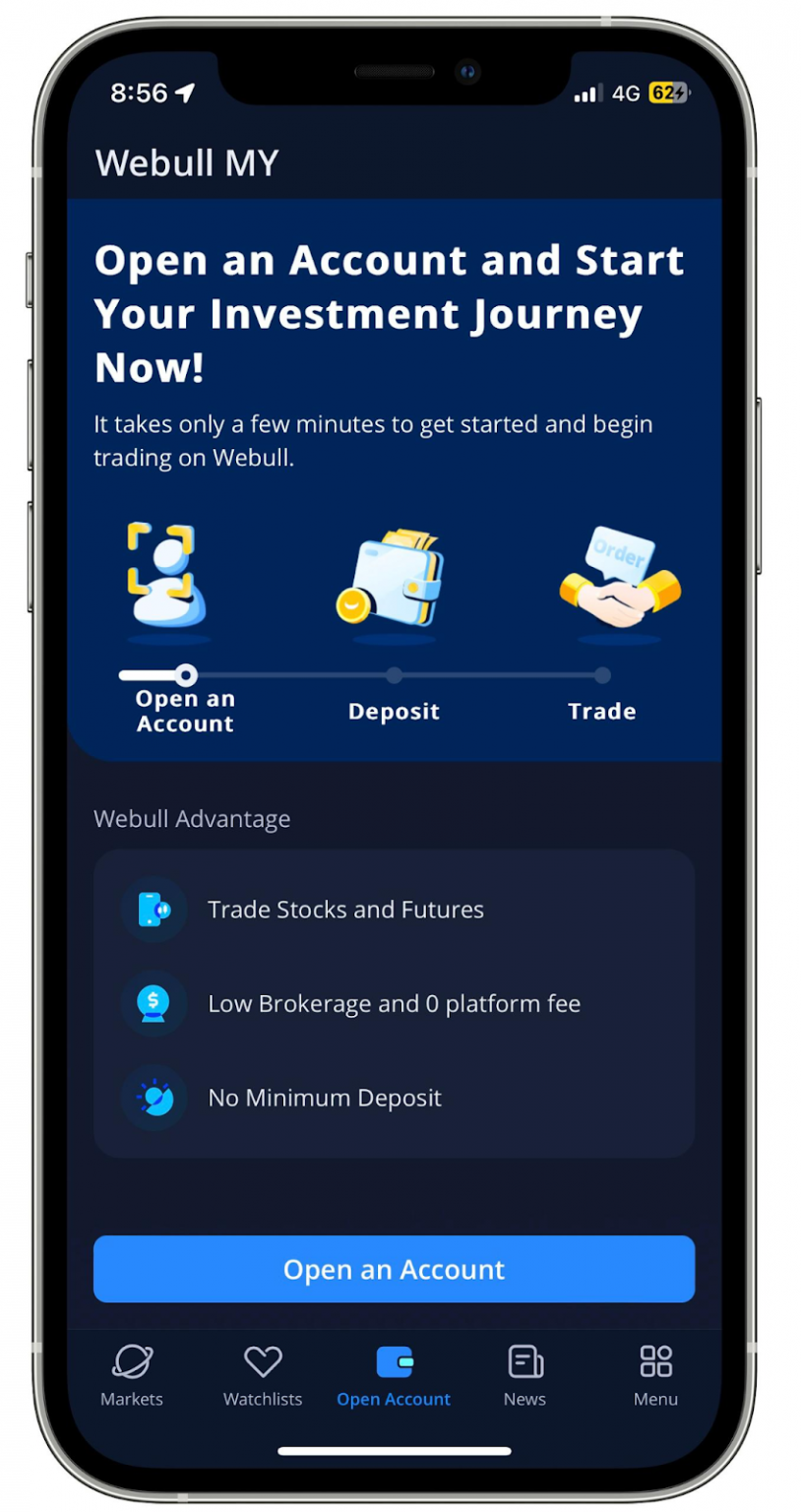 How To Sign Up For Webull Account